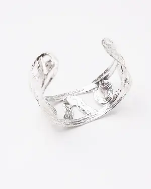 COG Nocturne Cuff Bracelet - Silver