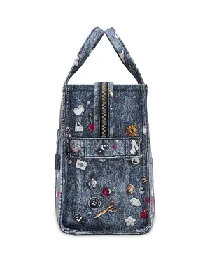 Marc Jacobs Trompe L'oeil Medium Denim Trinket Tote