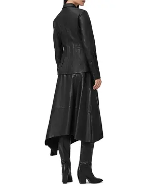 ALLSAINTS Gia Lea Leather Skirt