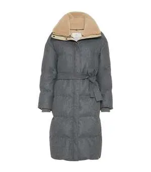 Brunello Cucinelli Virgin Wool Down Puffer Coat