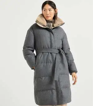 Brunello Cucinelli Virgin Wool Down Puffer Coat