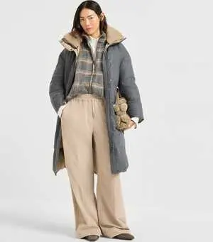 Brunello Cucinelli Virgin Wool Down Puffer Coat