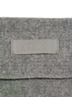 Jacquemus Triangle-shape Ribbed Scarf