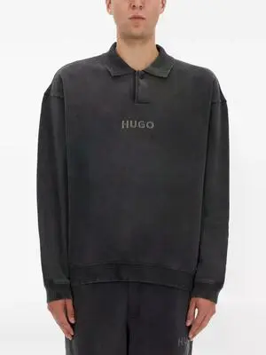 Hugo Embroidery-logo Polo Shirt