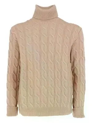 Jacob Cohen Cable-knit Turtleneck Sweater