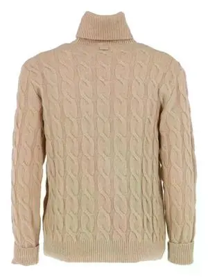 Jacob Cohen Cable-knit Turtleneck Sweater