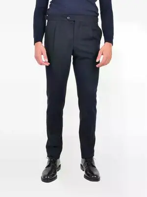 FRANZESE COLLECTION Darted Tailored Trousers - Blue
