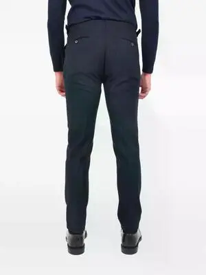 FRANZESE COLLECTION Darted Tailored Trousers - Blue