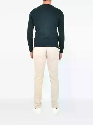 FRANZESE COLLECTION Ribbed Crew-neck Sweater
