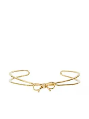 FERRAGAMO Bow Bangle Bracelet - Gold