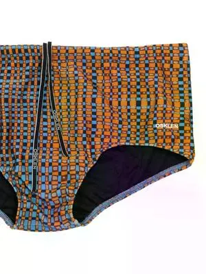 OSKLEN Geometric-pattern Swim Briefs