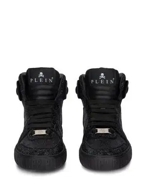 Philipp Plein Carson Monogram Sneakers - Black