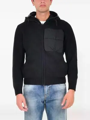 C.P. COMPANY Goggles-detail Zip-up Hoodie - Black