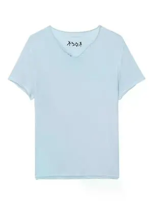 Zadig&Voltaire Monsatir Henley T-shirt - Blue