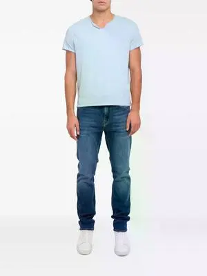 Zadig&Voltaire Monsatir Henley T-shirt - Blue