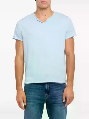 Zadig&Voltaire Monsatir Henley T-shirt - Blue