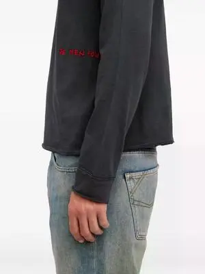 Zadig&Voltaire Monsatir Henley Long-sleeve T-shirt - Grey