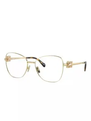 Miu Miu Embellished Cat-eye Glasses