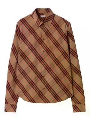 Burberry Relaxed Fit Check Cotton Shirt