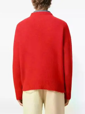Ami Intarsia Sweater - Red