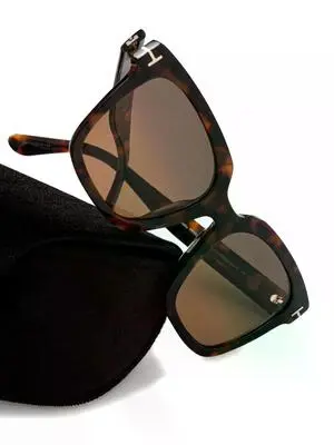 TOM FORD Square-frame Sunglasses - Brown