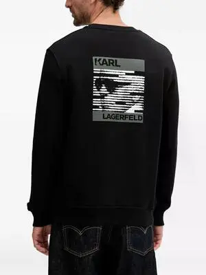 Karl Lagerfeld Logo Graphic Sweatshirt