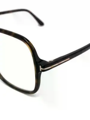 TOM FORD Tortoiseshell-effect Square Glasses