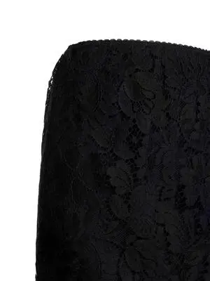 Chloé Scalloped Lace Skirt - Black