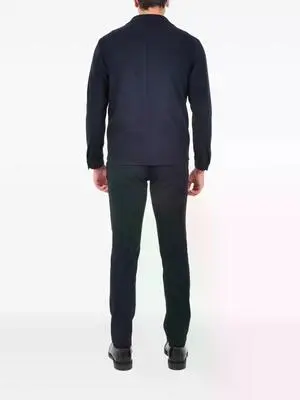 FRANZESE COLLECTION Button Patch-pockets Jacket - Blue