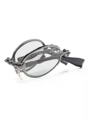 KUBORAUM Oval Frame Glasses