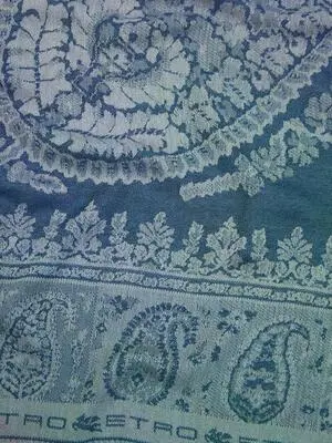 Etro Floral-inspired Paisley Blanket - Blue