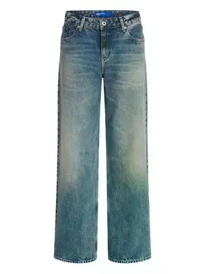 Karl Lagerfeld Contrast Stitching Jeans For Women