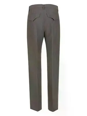 Aspesi Striped Pleated Trousers