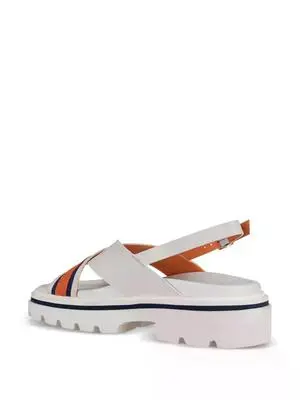 Santoni Criss-cross Strap Sandals