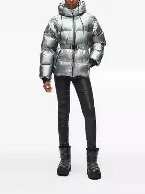Karl Lagerfeld Hooded Belted Jacket