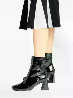 Karl Lagerfeld 60mm Beata Buckled Boots
