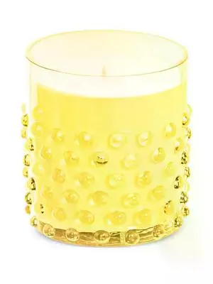 KLIMCHI Hobnail Piña Colada Candle - Yellow