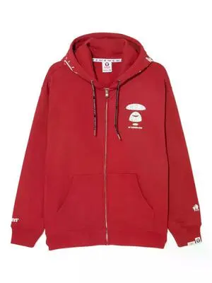 AAPE BY *A BATHING APE Moonface Zip Up Hoodie