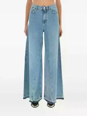 AMISH Frayed Hem Jeans