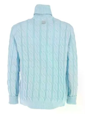 Jacob Cohen Cable-knit Turtleneck Sweater