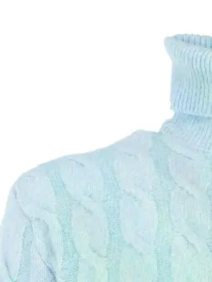 Jacob Cohen Cable-knit Turtleneck Sweater