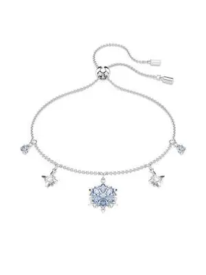 SWAROVSKI Magic Snowflake Star Charm Bracelet - Silver