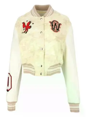 Off-white Studded Jackets For Women