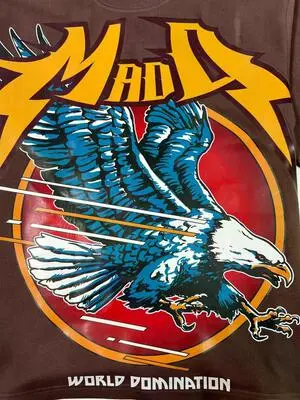 M4MADDMAXX Eagle-graphic T-shirt