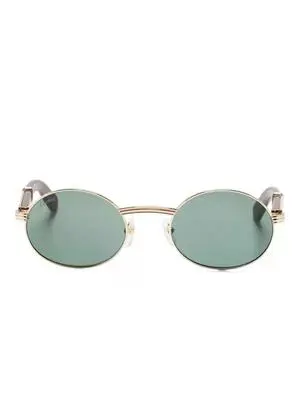 CARTIER Wood-Detail Sunglasses