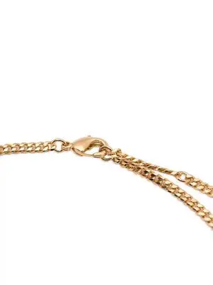 Blumarine Rose And Butterfly Detail Necklace