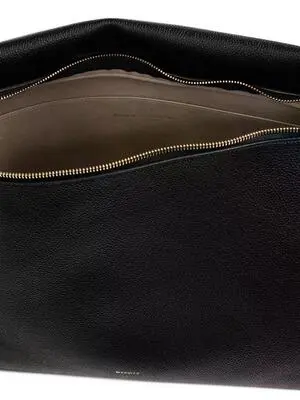 WANDLER Penelope Leather Tote Bag - Black