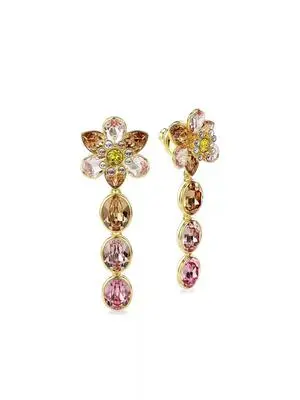 SWAROVSKI Idyllia Flower Drop Earrings - Gold