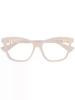 CARTIER Logo-plaque Glasses - Pink