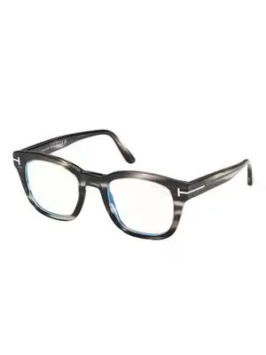 TOM FORD Rectangle Frame Glasses - Grey